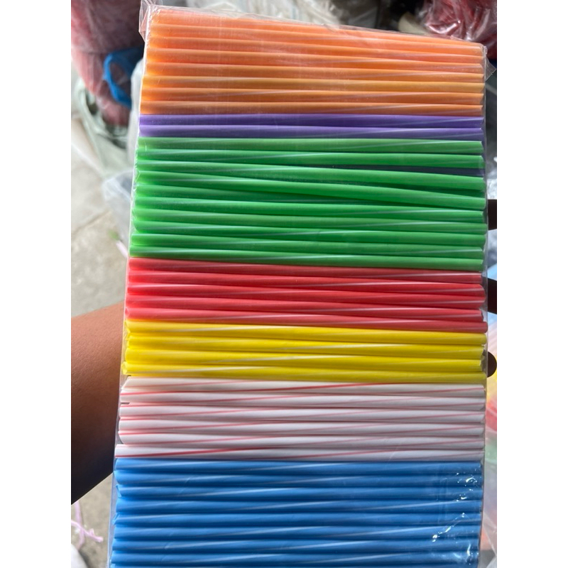 ống hút 7 màu - ống hút nhựa đủ màu | Shopee Việt Nam