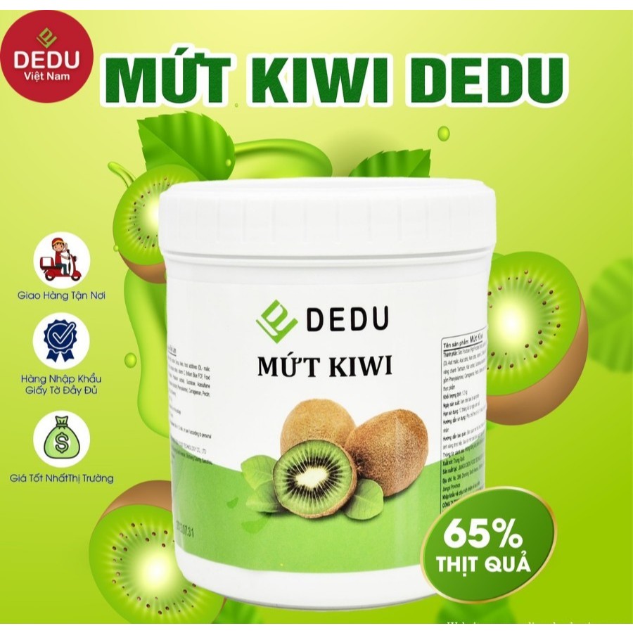 (Date mới) Mứt Kiwi Dedu 1.2kg/hộp | Shopee Việt Nam