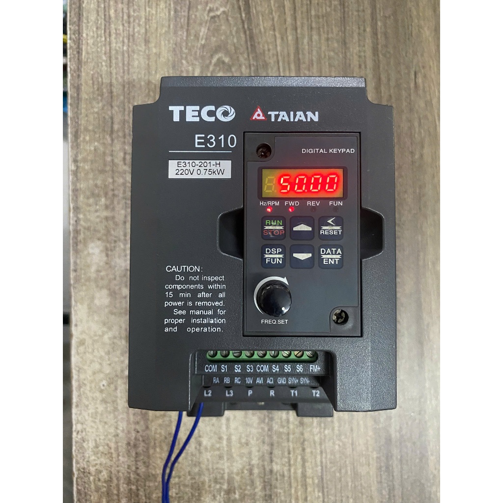 Biến tần TECO E310-201-H nguồn 220VAC công suất 0.75kW tháo máy | Shopee Việt Nam