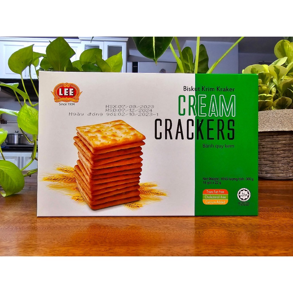Bánh quy lúa lạt LEE CREAM CRACKERS - BISKUIT KRIM KRACKER - MALAYSIA ...