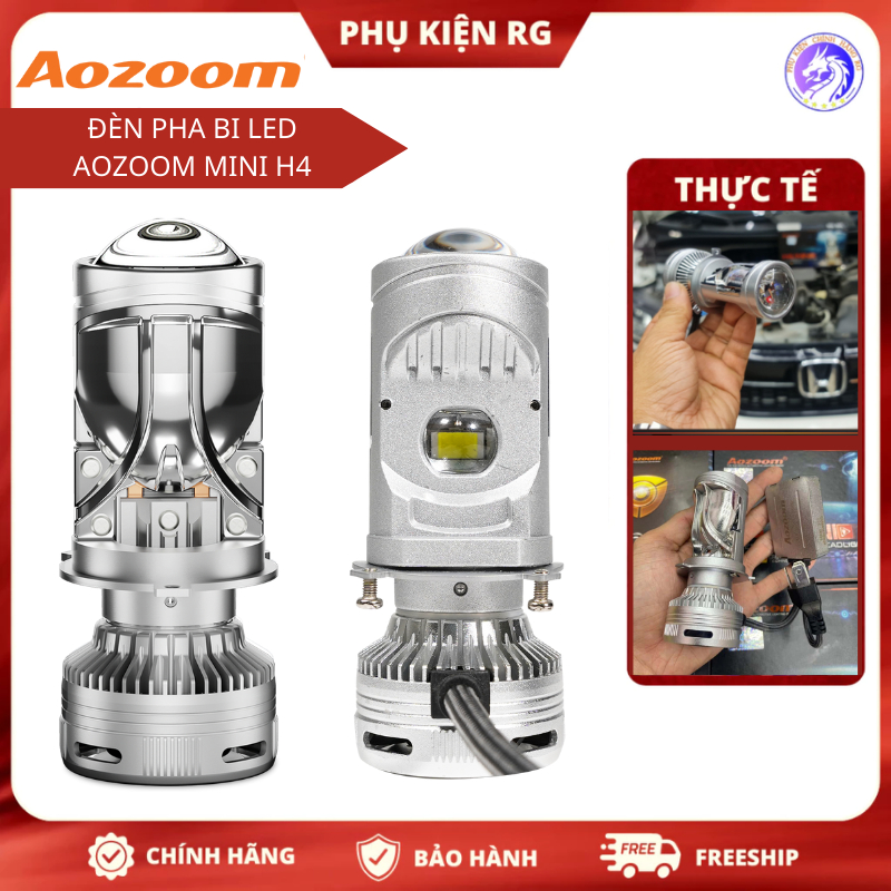 Bi Led Mini H4 Aozoom, Đèn Pha Bi Led 75W Ánh Sáng Siêu Khủng Cho Xe ...