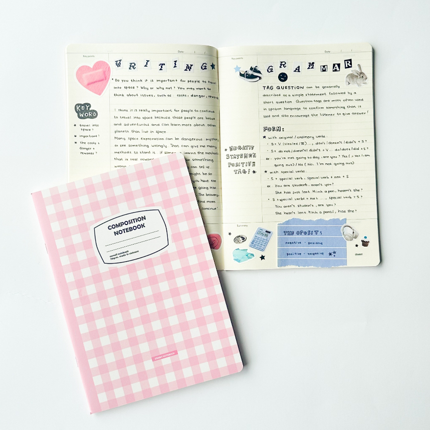 Vở Cornell 80 trang120 trang Crabit layout cornell kẻ ngang dot grid ...