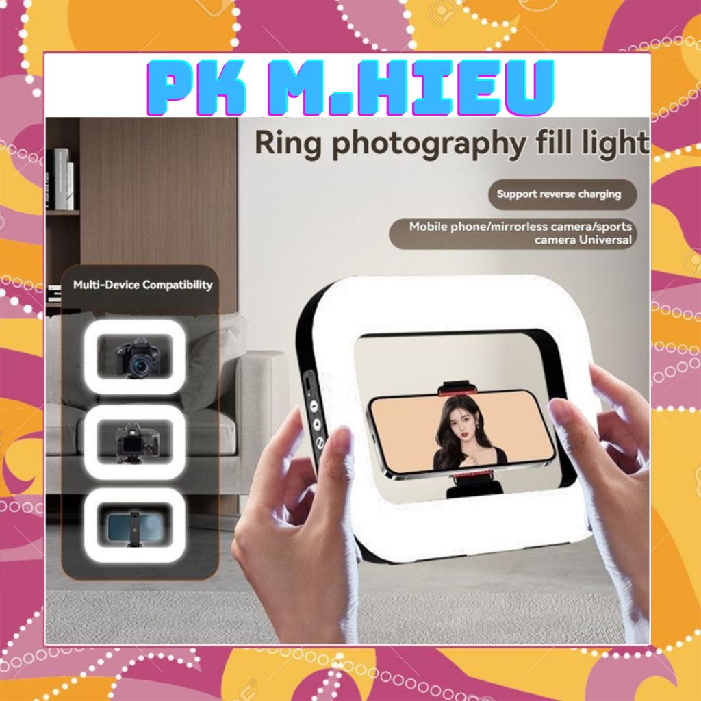 Đèn Livestream YM200 Di Động Tích Hợp Giá Đỡ Điện Thoại Hỗ Trợ Quay Video, Livestream Chuyên ...