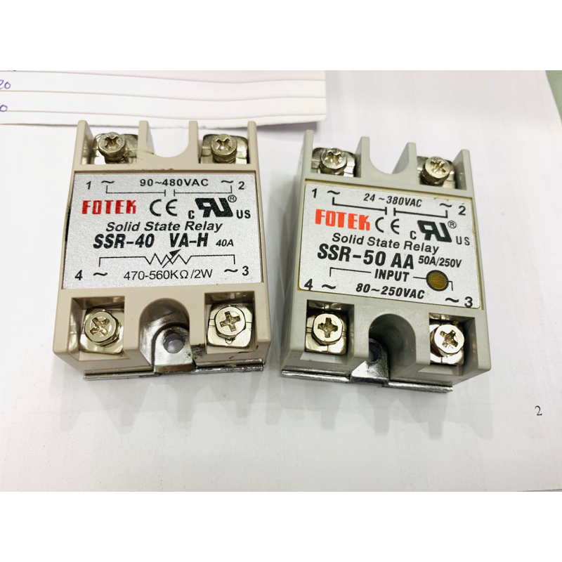 1 Rơ-le bán dẫn Solid SSR 480V các loại 40A-50A-100A (điều khiển nồi ...