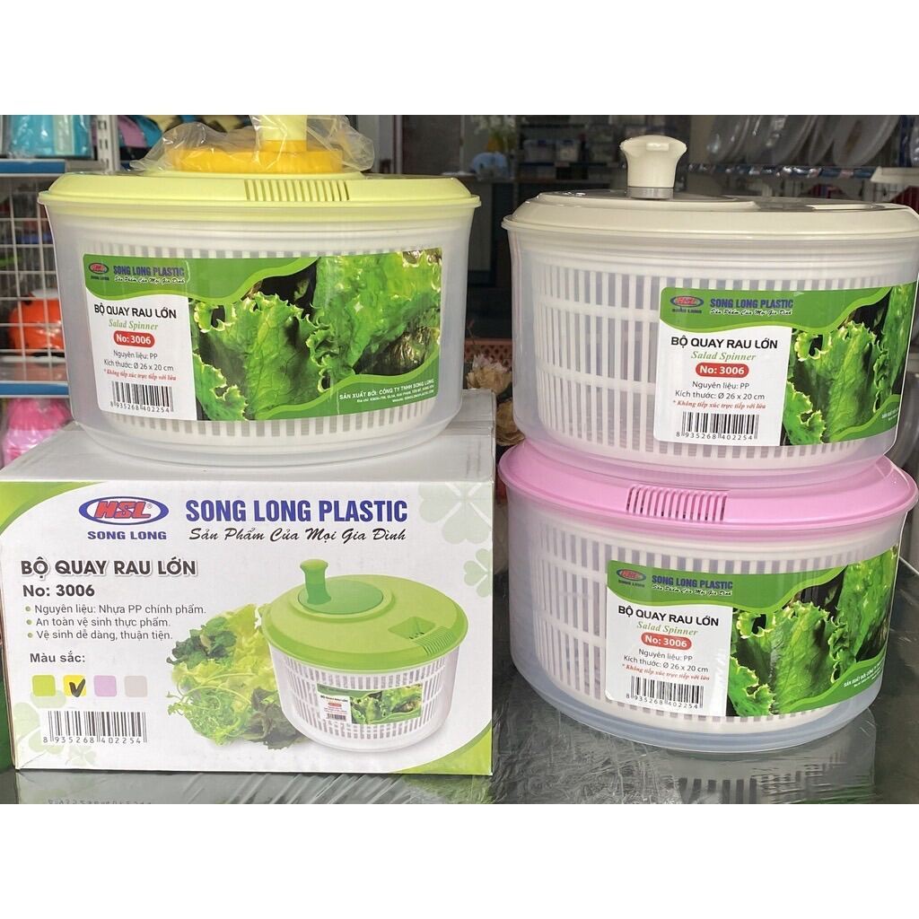 #Rẻ cực kỳ# Rổ quay rau Song Long, Việt nhật- Rổ quay vắt rau sống loại ...