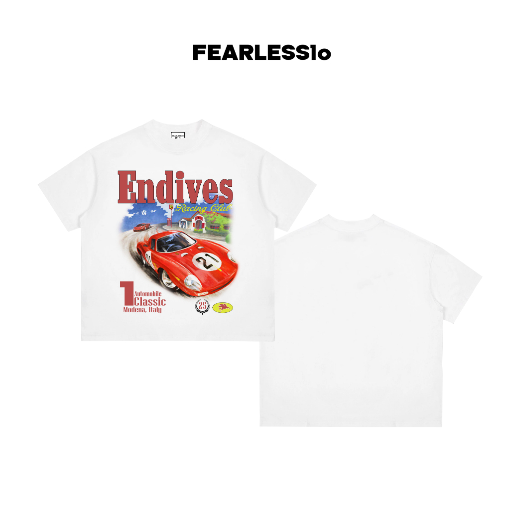 Áo Thun 280GSM Fearless Endives - Black/White - FORM Boxy | Shopee Việt Nam