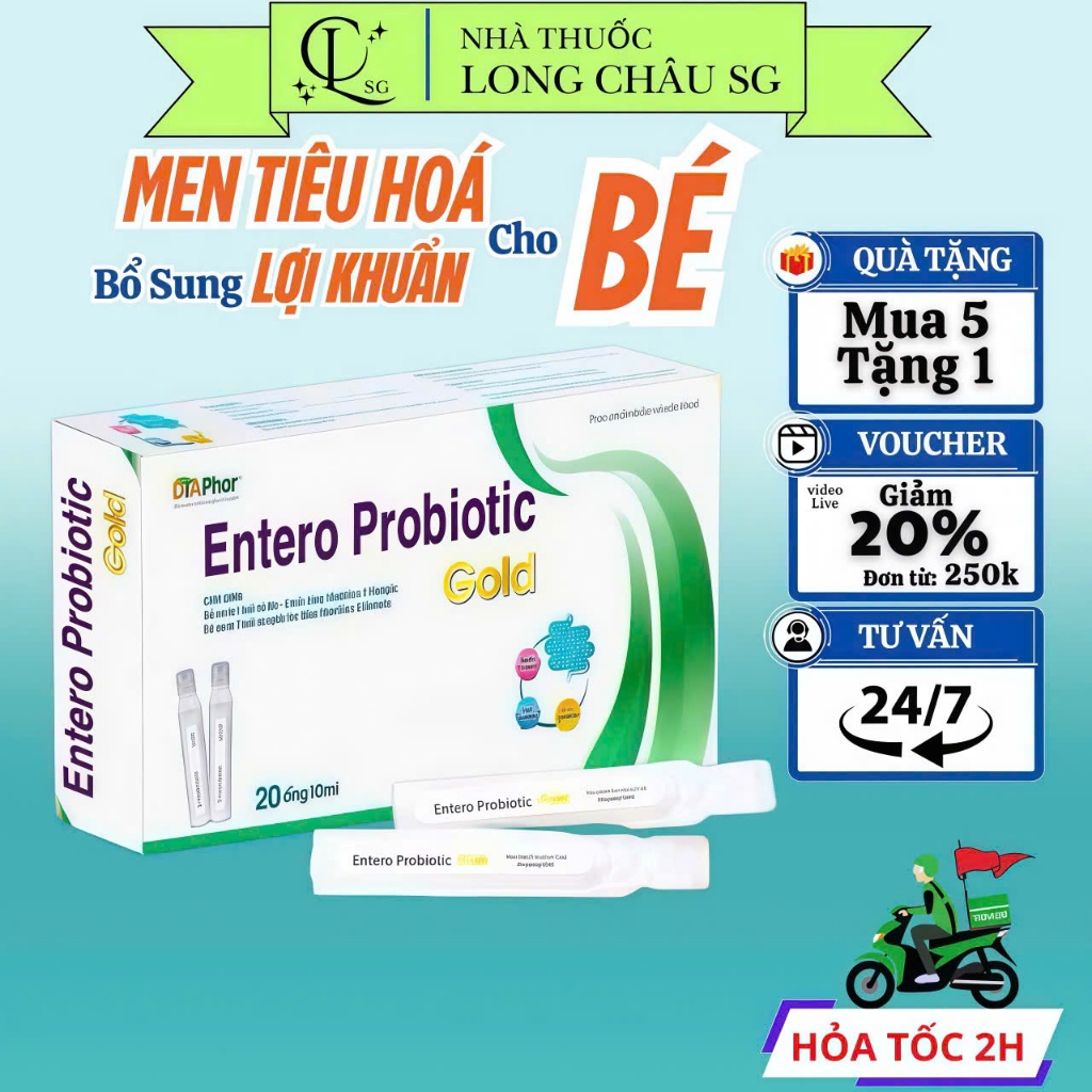 Men Tiêu Hóa Cho Trẻ Em Entero Probiotic DTA – Men Vi Sinh, Giảm Rối ...