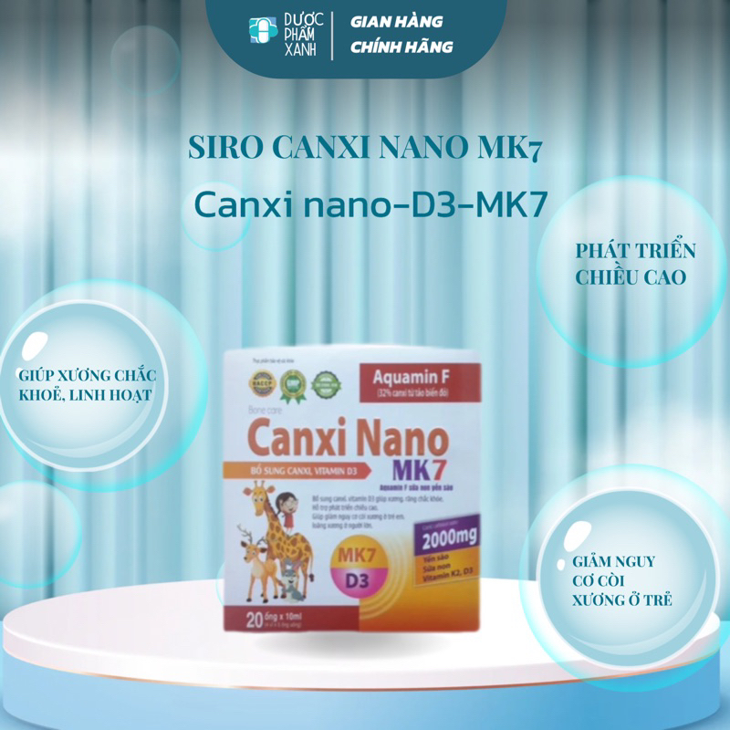 Canxi Nano d3 k2 Mk7 Aquamin F sữa non,Yến sào tảo biển đỏ giúp xương răng phát trển,tăng trưởng ...
