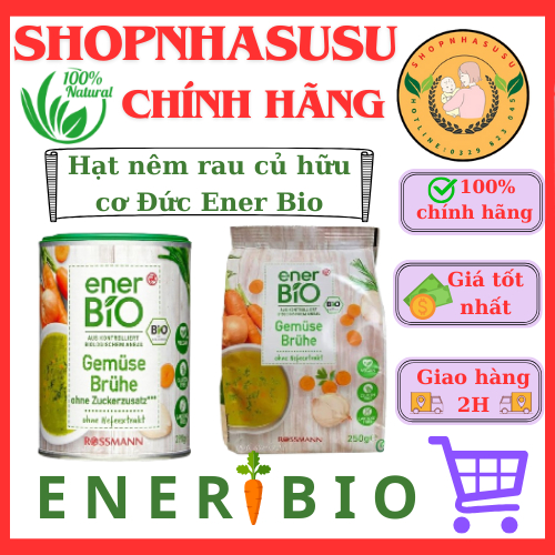 (Dạng Túi - Hủ) Hạt nêm rau củ hữu cơ Đức Ener Bio | Shopee Việt Nam