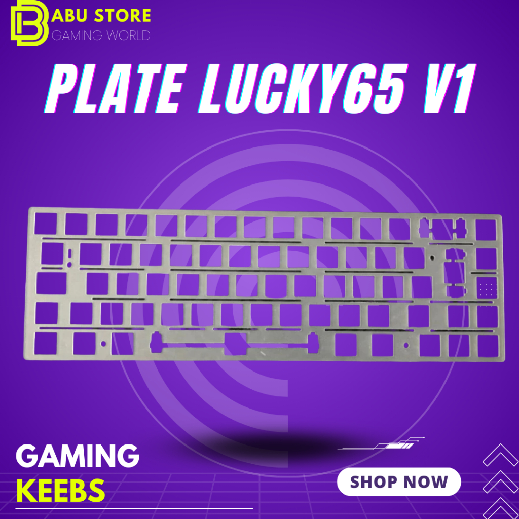 Plate PC bàn phím Lucky65 | Chất liệu PC/fr4 | Slit space, enter iso| Chỉ dùng cho v1 | Shopee ...