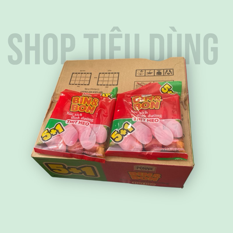 Xúc Xích BinBon Gói Thùng 20 Gói X 210G ( Gói 6 Cây x 35g ) | Shopee Việt Nam