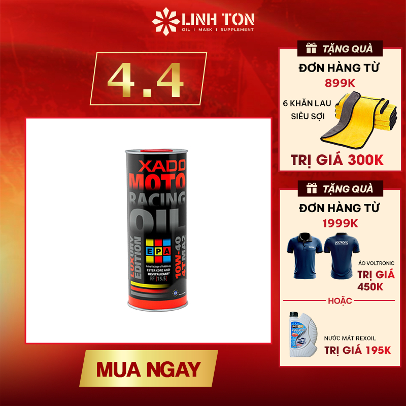 Nhớt siêu cao cấp XADO Moto Racing Oil Revitalizant 10w40 | Shopee Việt Nam