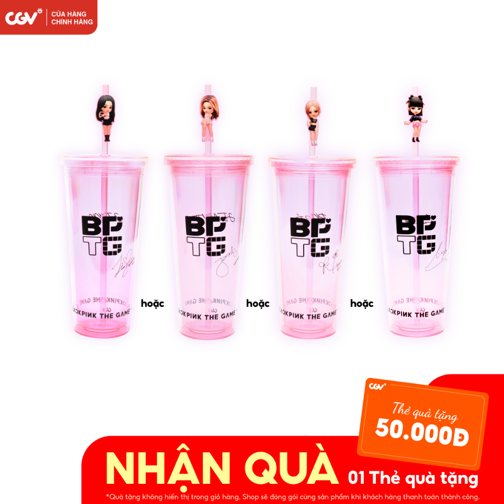 Ly BlackPink CGV Cinemas Vietnam dung tích 650ml (straw figure ...