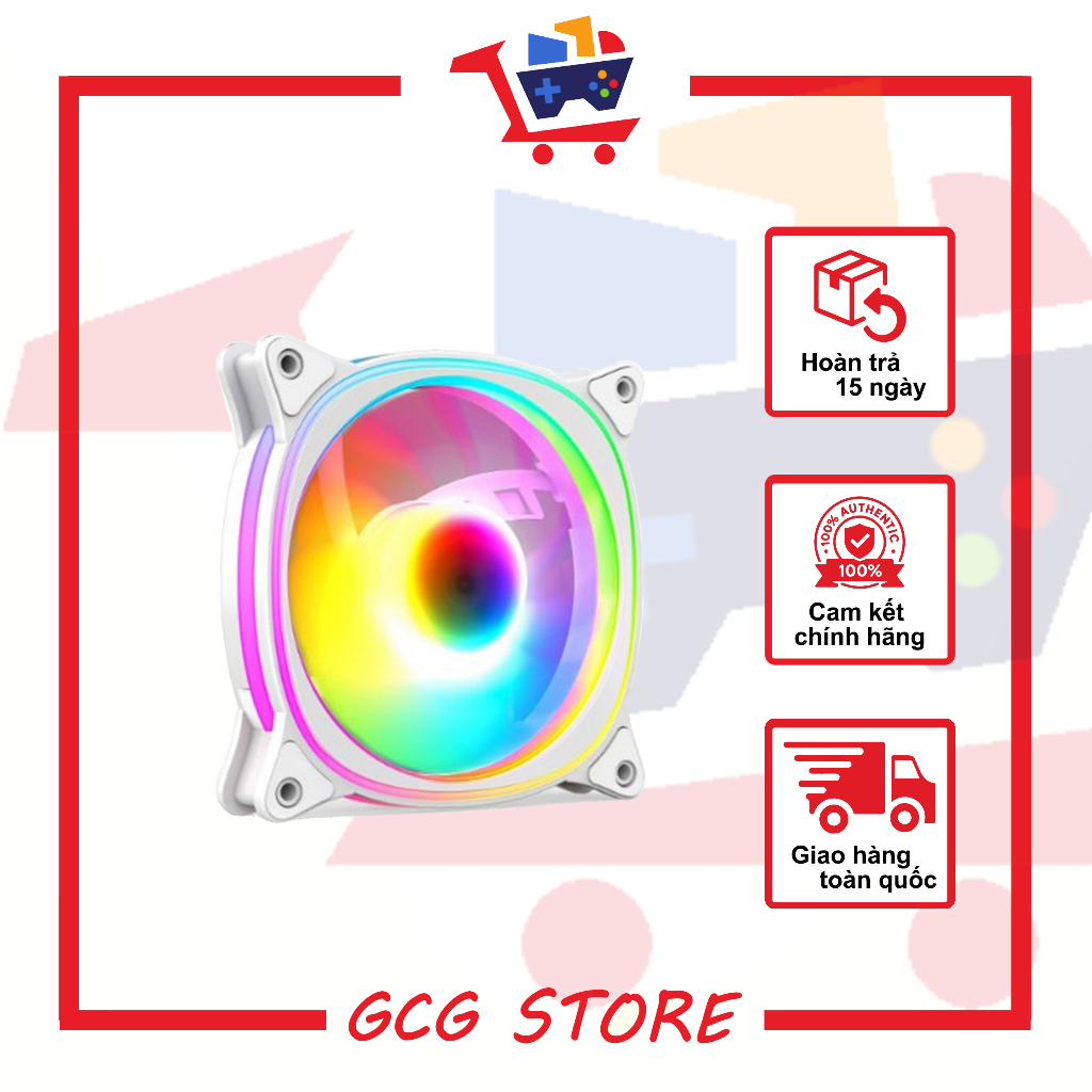 Fan Vitra Ring Infinity Argb 12cm Aura Sync Black (Argb 5v/Sync Mainboard) | Shopee Việt Nam