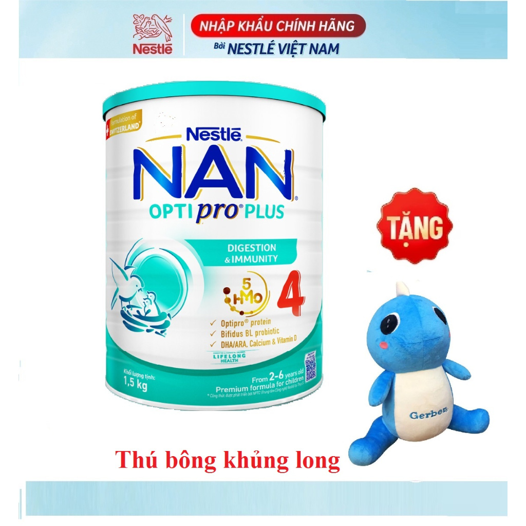 Sữa Nan Optipro Plus số 4 5-HMO 800g/1.5kg 2-6t (Date mới 2026) | Shopee Việt Nam