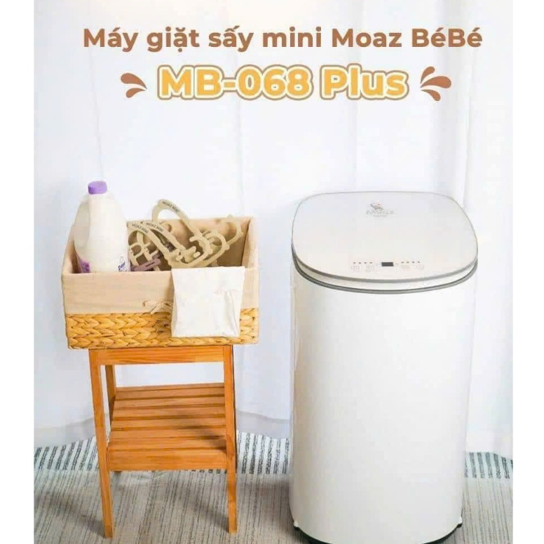 Máy giặt sấy mini Moaz BéBé MB – 068 Plus - Lồng giặt 3.5Kg | Shopee Việt Nam