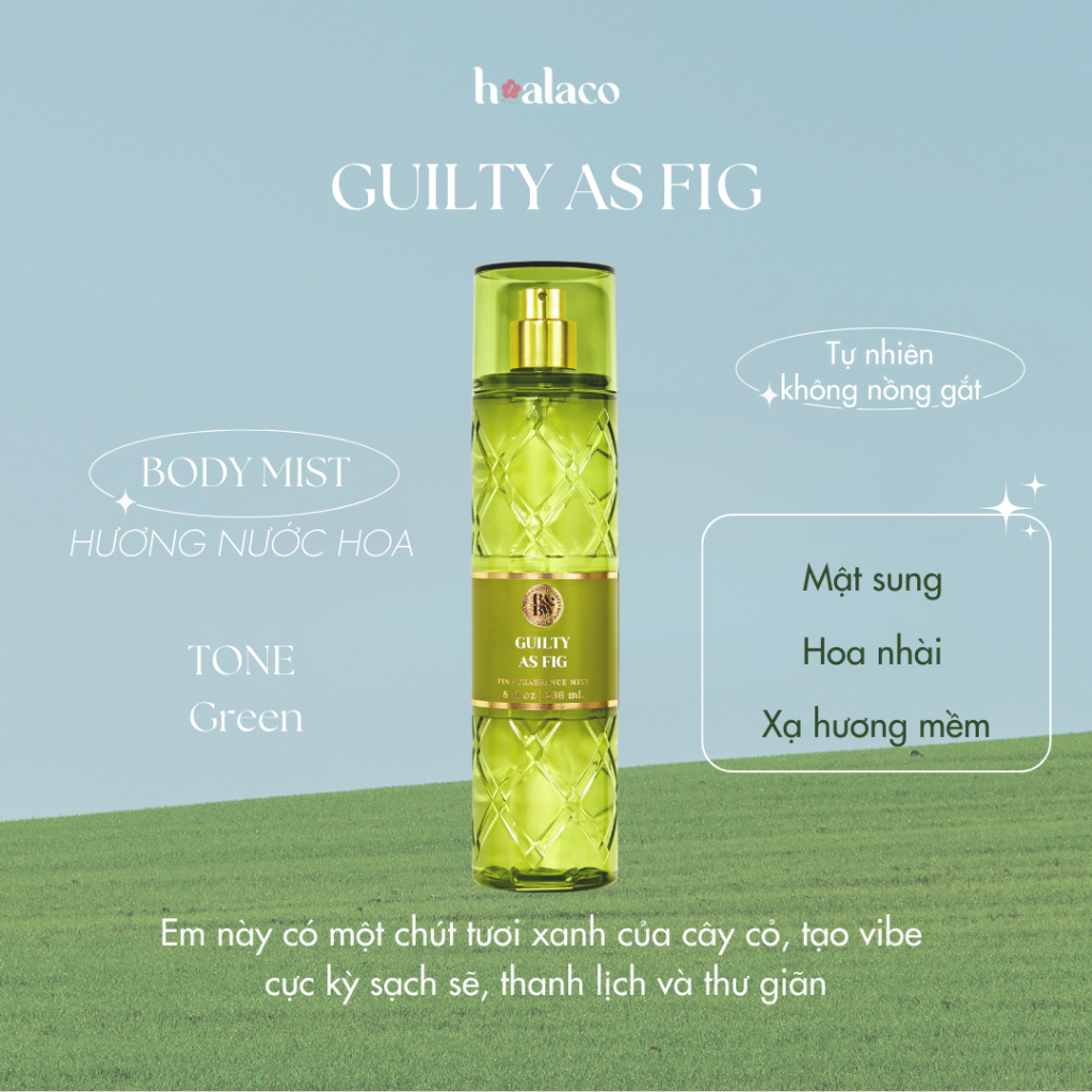 XỊT THƠM TOÀN THÂN BODY MIST GUILTY AS FIG - BATH & BODY WORKS | Shopee ...