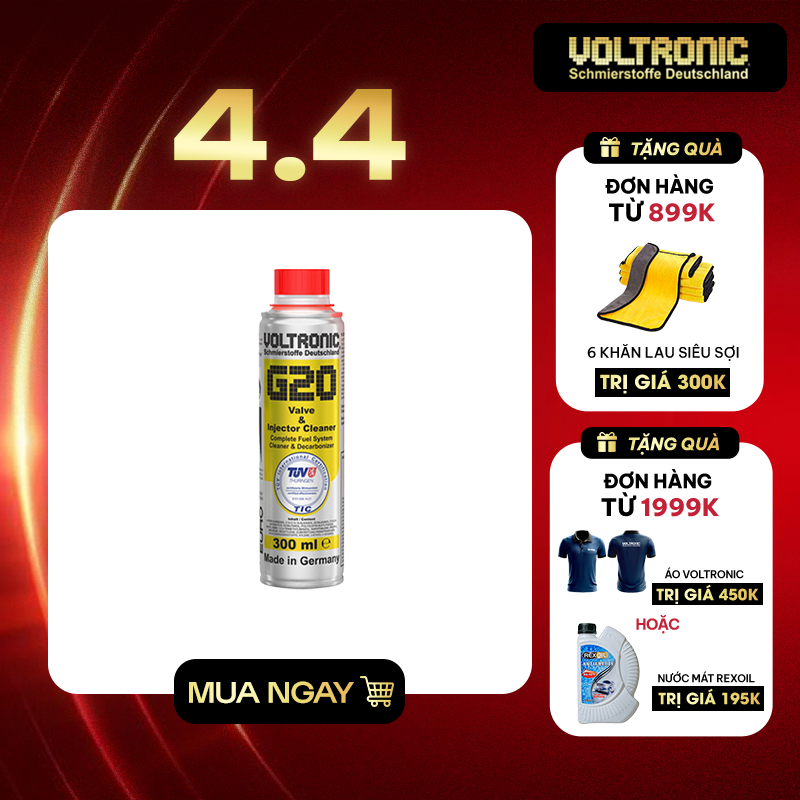 PHỤ GIA VỆ SINH HỆ THỐNG XĂNG NHẬP KHẨU VOLTRONIC G20 VALVE AND INJECTOR CLEANER - VOLTRONIC ...
