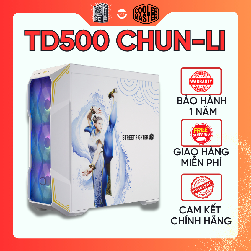Vỏ case máy tính CoolerMaster MASTERBOX TD500 MESHv2 Chun-Li Edition ...