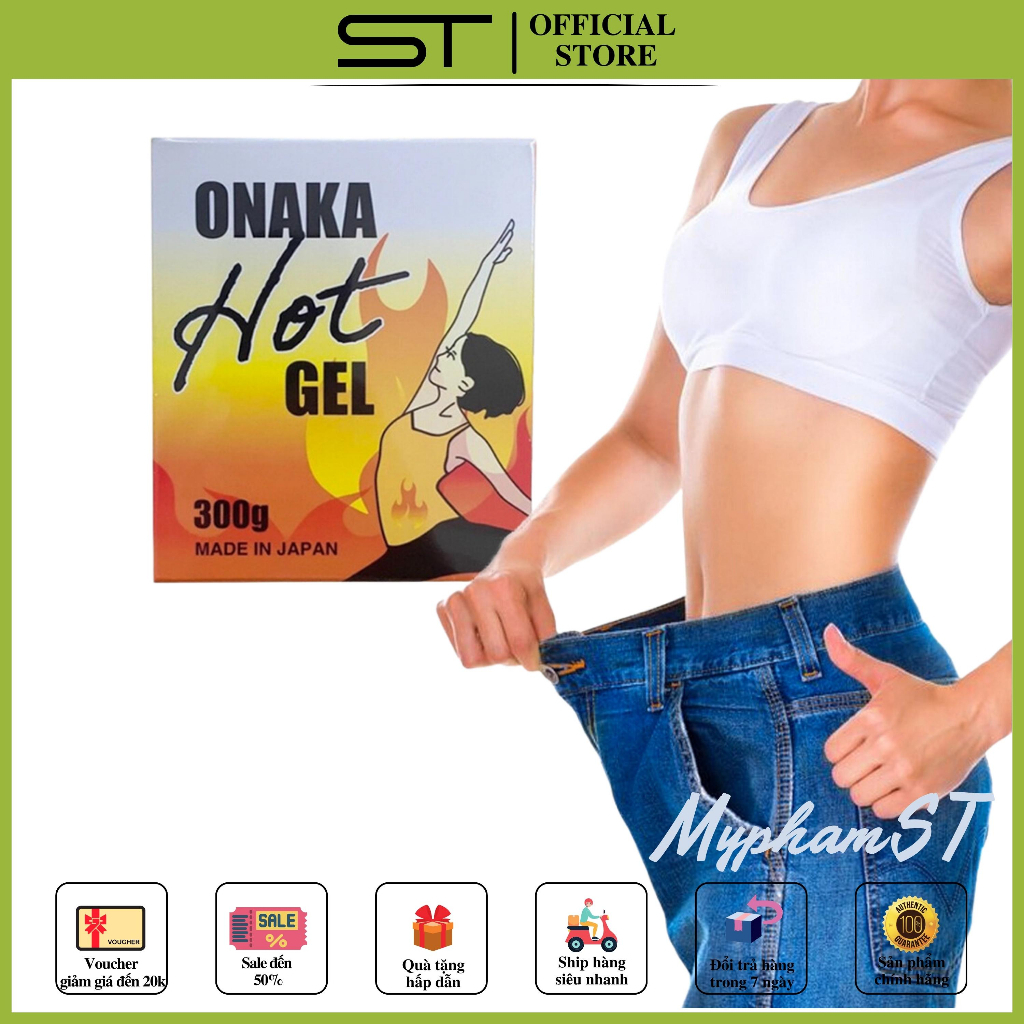 Gel tan mỡ Onaka Hot Gel 300g Nhật Bản | Shopee Việt Nam