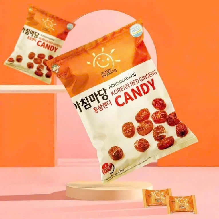 Kẹo Hồng Sâm Hàn Quốc Achimmadang 180G kgc jung kwan jang | Shopee Việt Nam