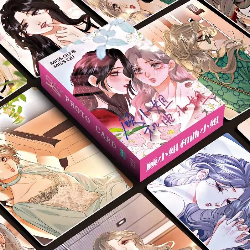 Hộp 55 Lomo Card Hologram Cố tiểu thư và Khúc tiểu thư Yuri Manga GL GirlLove Ngọt Ngào | Shopee ...