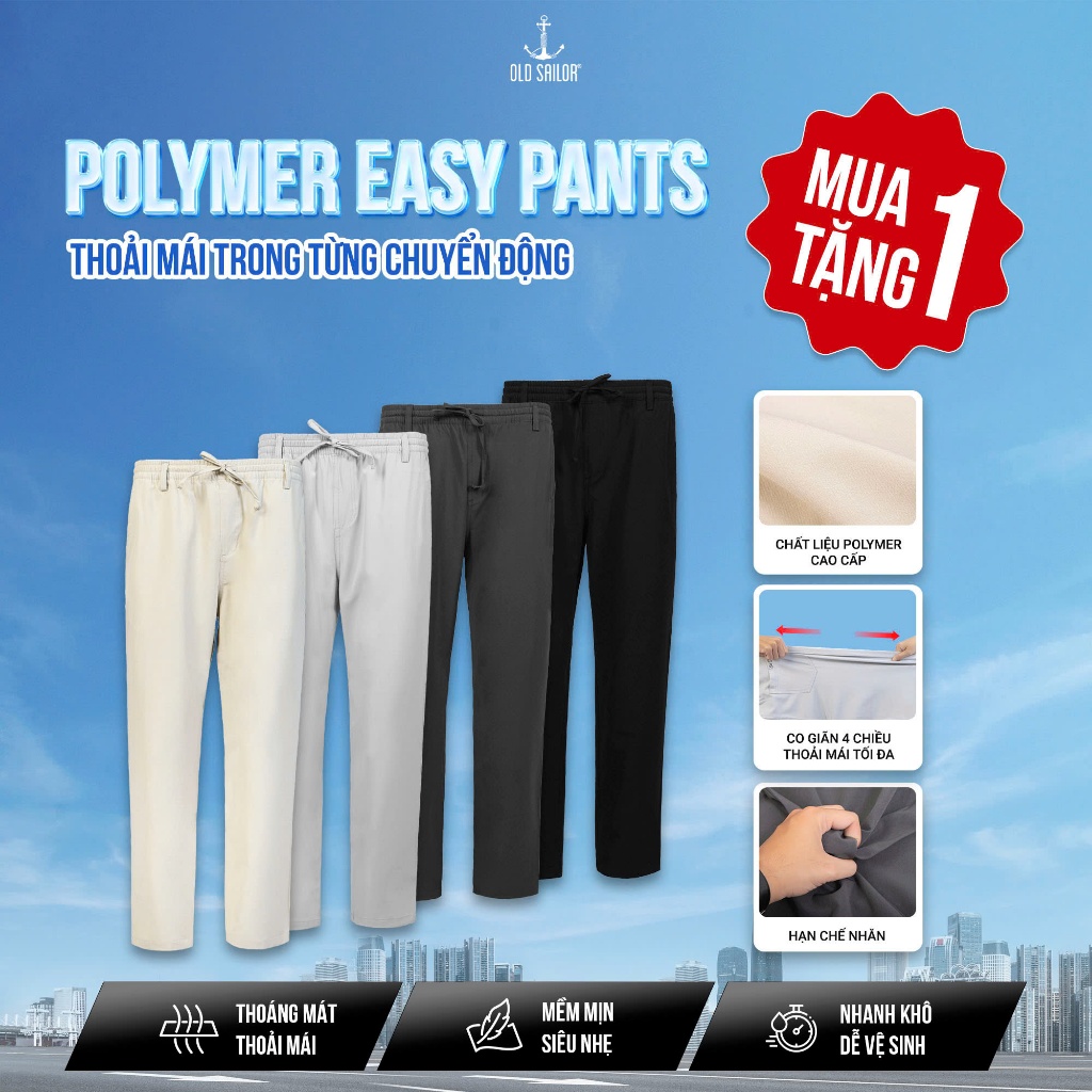 Polymer Easy Pants Old Sailor - JGBL46003 - Big Size Upto 5XL | Shopee ...