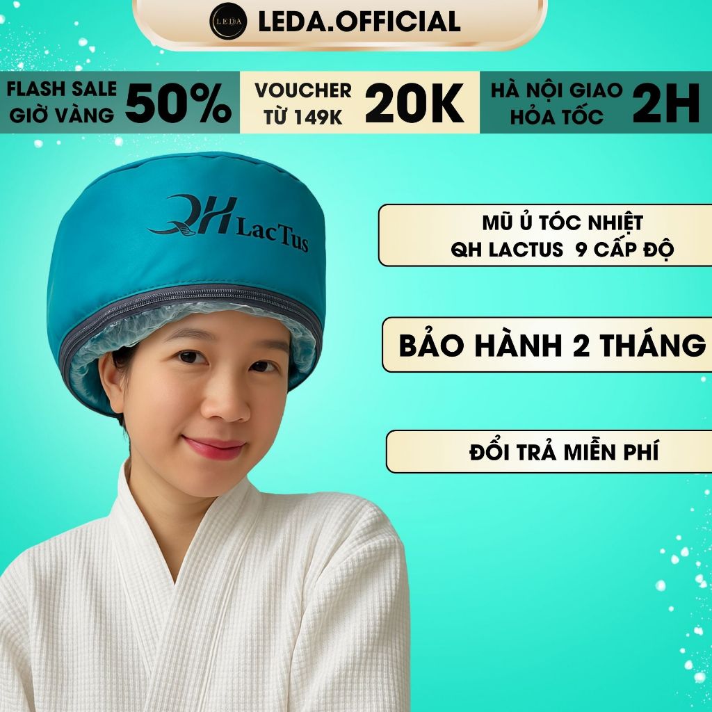 Mũ ủ tóc QH Lactus season 9 cấp độ nhiệt, máy hấp tóc tại nhà bảo hành ...