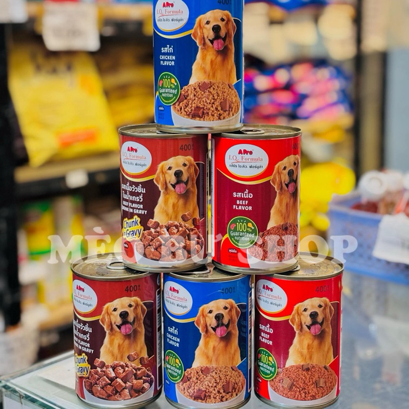 [ mới ] Pate cho chó A Pro I.Q Formula lon 400g | Shopee Việt Nam