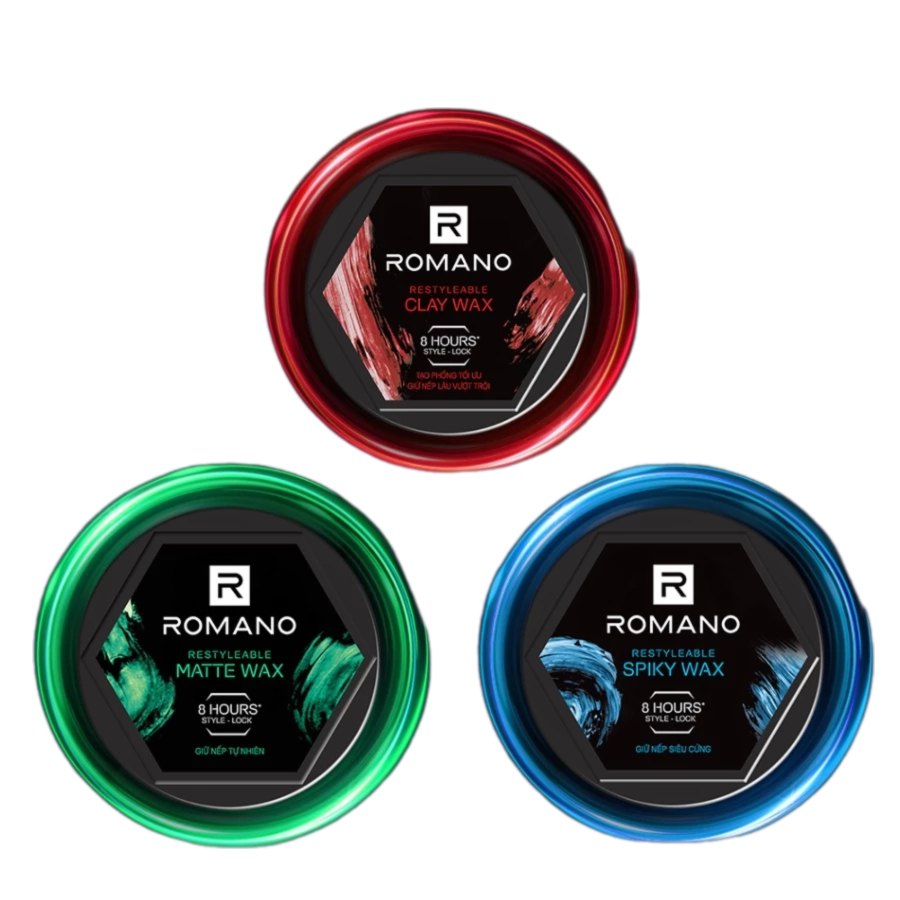 Sáp vuốt tóc tạo kiểu Romano Wax 68g | Shopee Việt Nam
