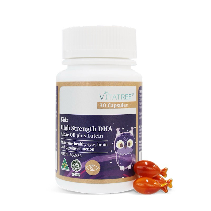 [SẢN PHẨM CHÍNH HÃNG] VITATREE KIDS HIGH STRENGTH DHA ALGAE OIL PLUS ...