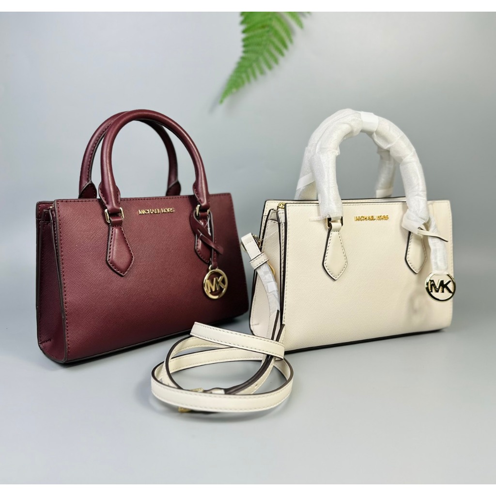 Túi Xách Chính Hãng Michael Kors MK Sheila Small Satchel Size 24 Màu Đỏ ...