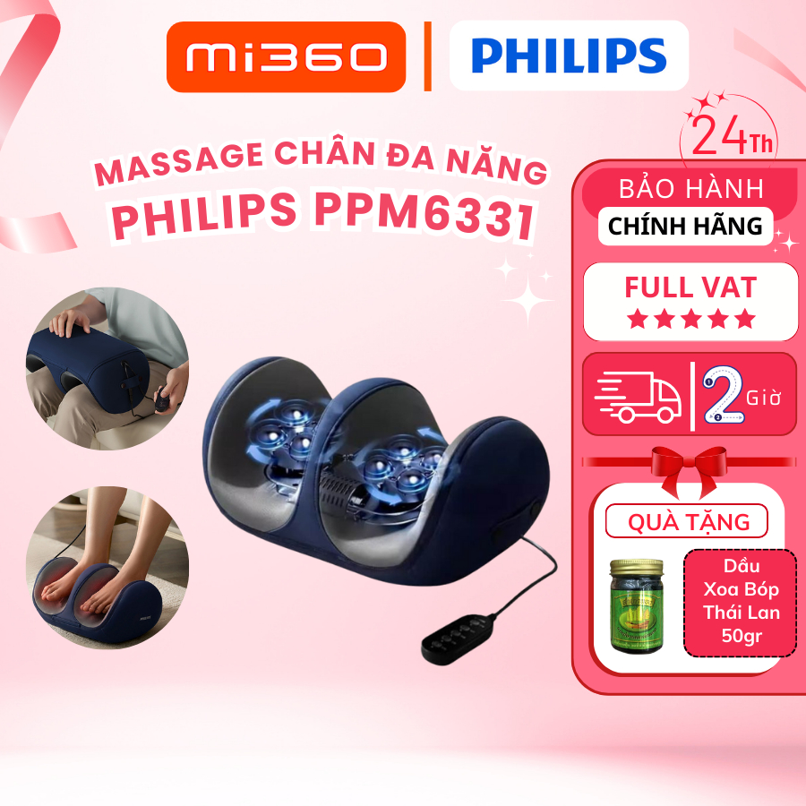 Máy Massage Chân Đa Năng Philips 6331 - Bấm Huyệt Chân - Bảo Hành 24 ...