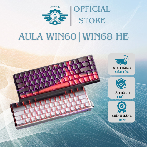 Bàn Phím Cơ Aula WIN68 HE /WIN60 HE, Bàn Phím Rapid Trigger 8KHz ...