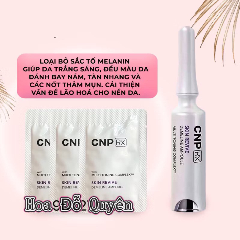 [Combo 50 gói ] Huỷ Nám Skin Revive Demeline Ampoule CNP | Shopee Việt Nam