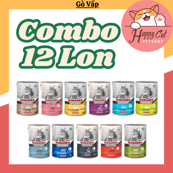 [Combo Sale] Pate Morando Lon 400g Pate Dinh Dưỡng Cho Mèo | Shopee Việt Nam