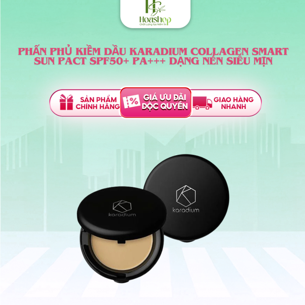 Phấn Phủ Nén KARADIUM COLLAGEN SMART SUN PACT | Shopee Việt Nam