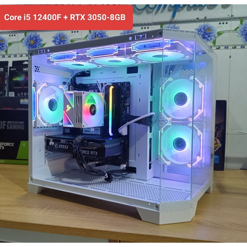 Thùng PC GAMING Core i5 12400F + RTX 3050-8GB+ Ram 16GB+ SSD M2 512GB ...