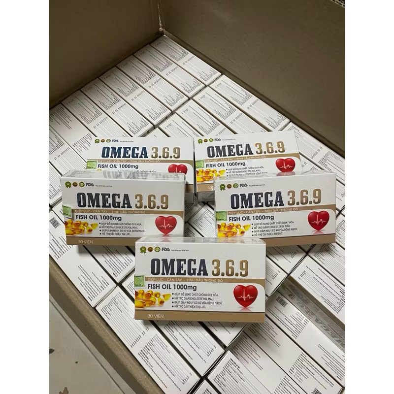 Viên uống dầu cá OMEGA 3.6.9 ( hộp 3vỉ x 10v ) | Shopee Việt Nam