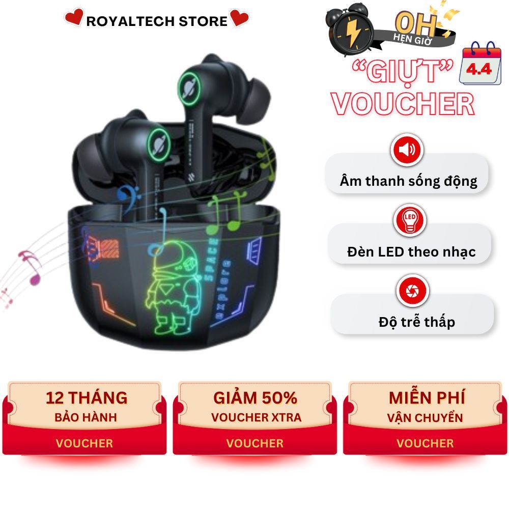 Tai nghe Bluetooth Gaming Onikuma T36, tai nghe nhét tai không dây cao ...