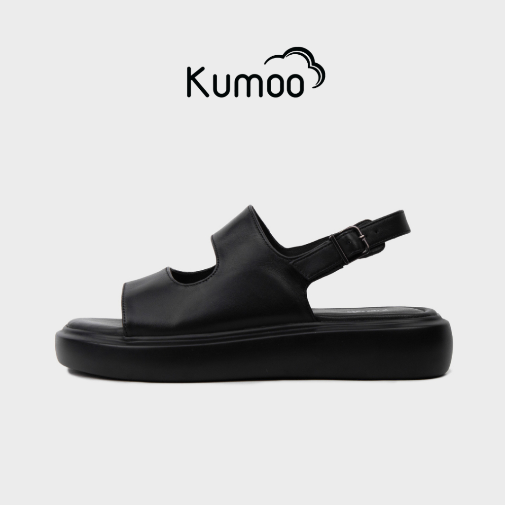 Dép Sandals Nữ KUMOO GINA Màu Đen Đế Bánh Mì Quai Hậu SD-KUMO-006-A Trẻ ...