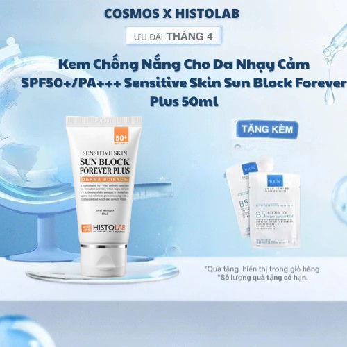 Kem Chống Nắng Cho Da Nhạy Cảm SPF50+/PA+++ HISTOLAB Sensitive Skin Sun Block Forever Plus 50ml ...