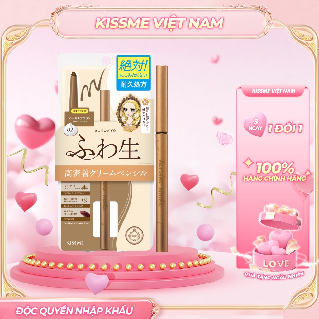 Bút Chì Kem Kẻ Mí Mắt Kissme Soft Define Cream Pencil N Chống Trôi Nước ...