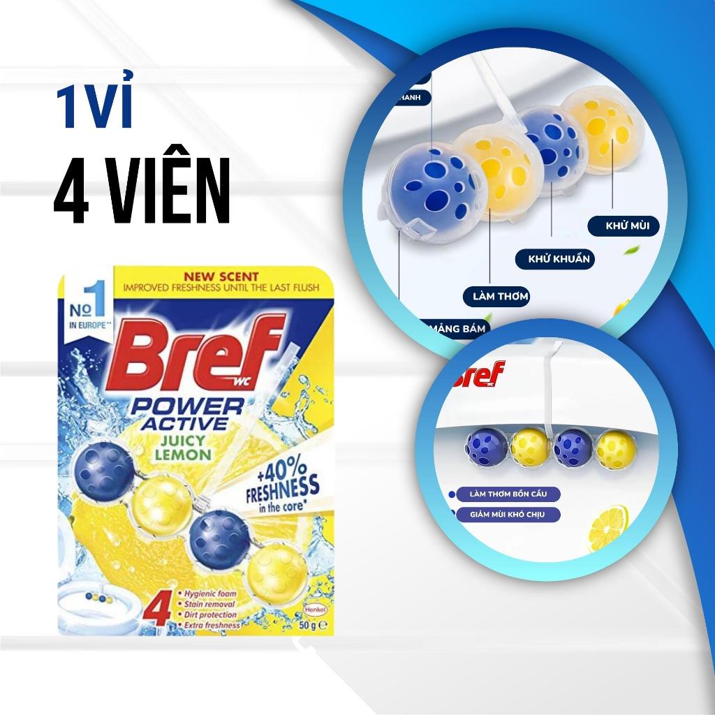 Viên Treo Bồn Cầu Bref Power Wc Aktiv Vỉ 3 Thanh 4 Viên Tẩy Bồn Cầu ...