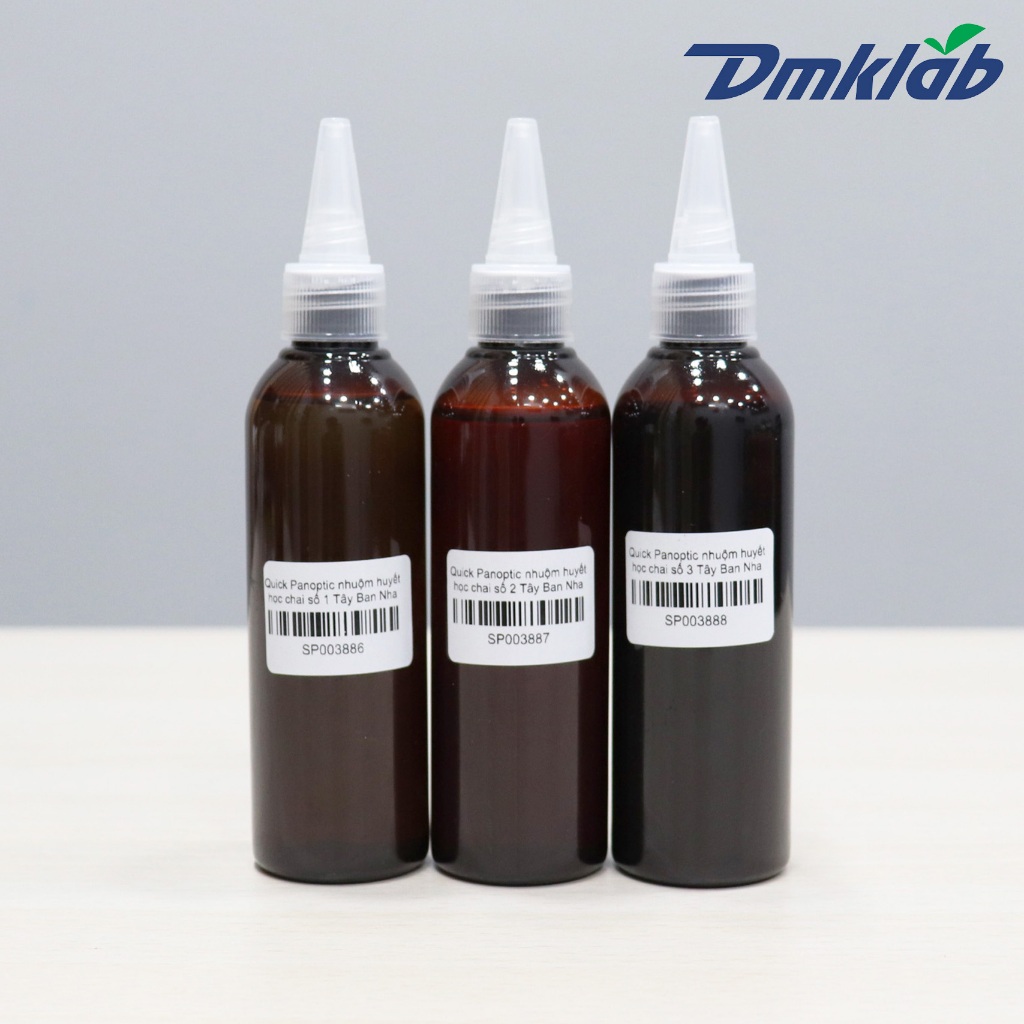 Bộ Nhuộm Diff Quick Trong Xét Nghiệm Máu Thú Y, Hãng QCA - Tây Ban Nha (Bộ 3 Chai 100ml ...