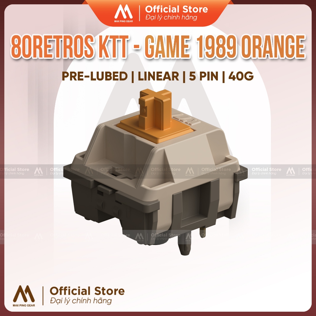 [HỎA TỐC] Switch bàn phím cơ 80Retros KTT – Game 1989 Orange (35 switch ...