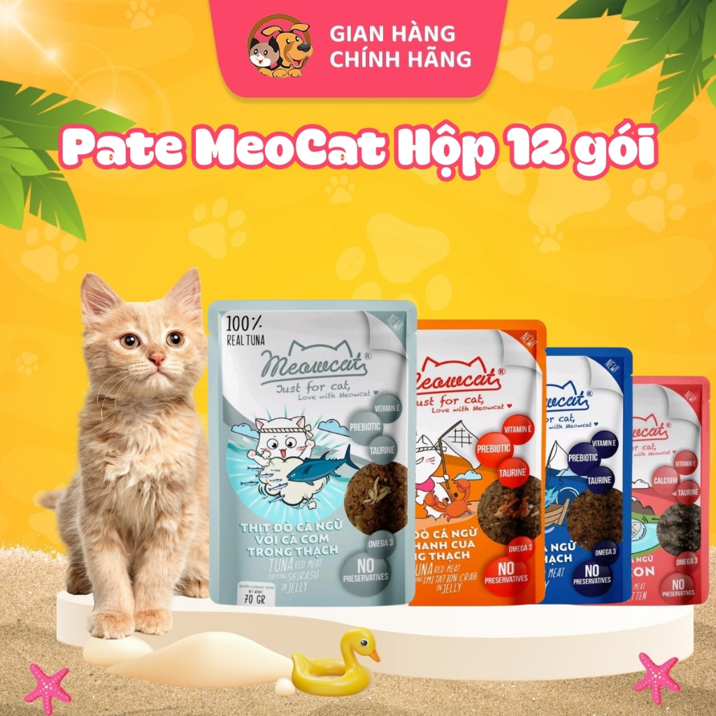 Pate Meowcat gói 70g cho mèo. | Shopee Việt Nam