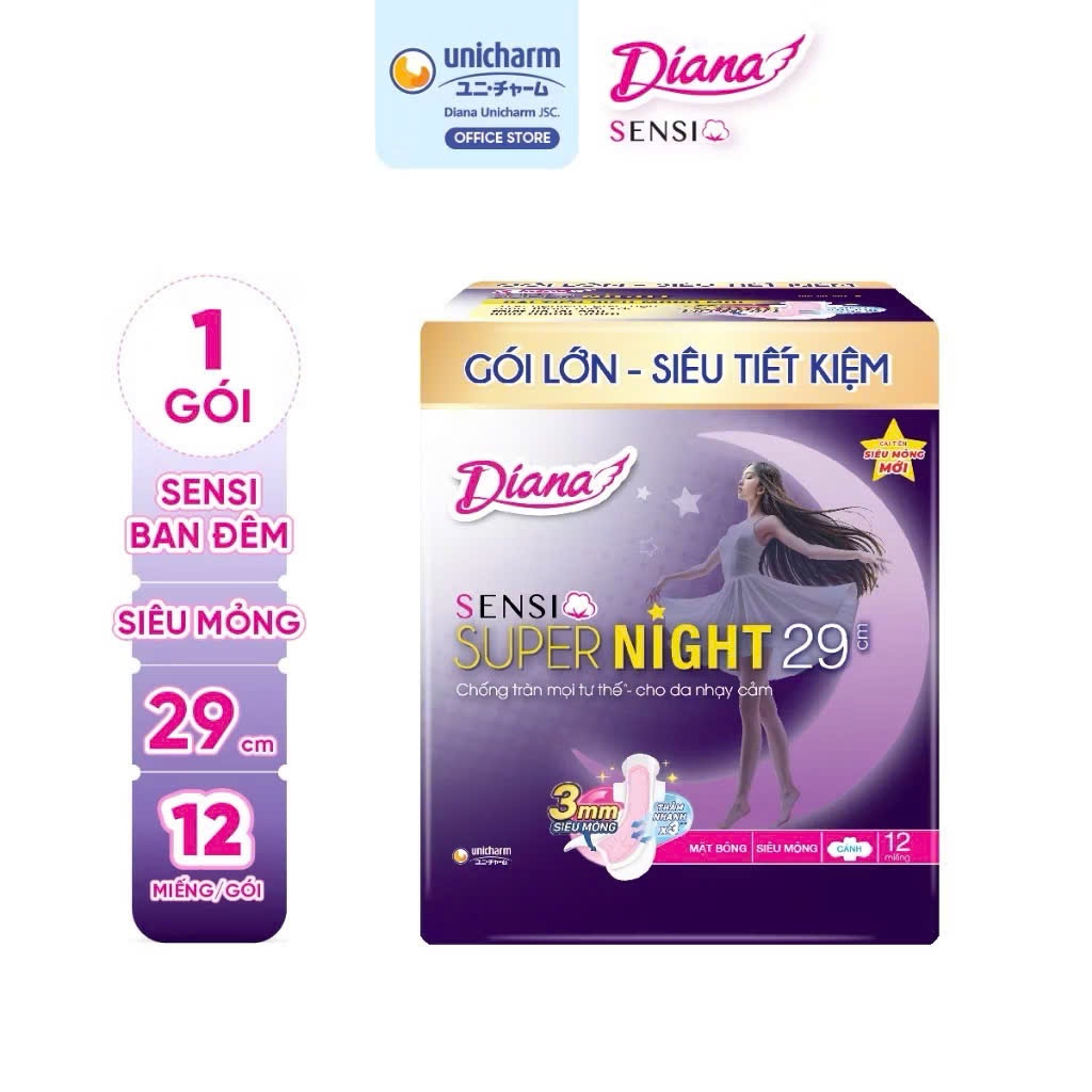 (SIÊU RẺ) BVS SENSI NIGHT 29CM (12 MIẾNG) | Shopee Việt Nam
