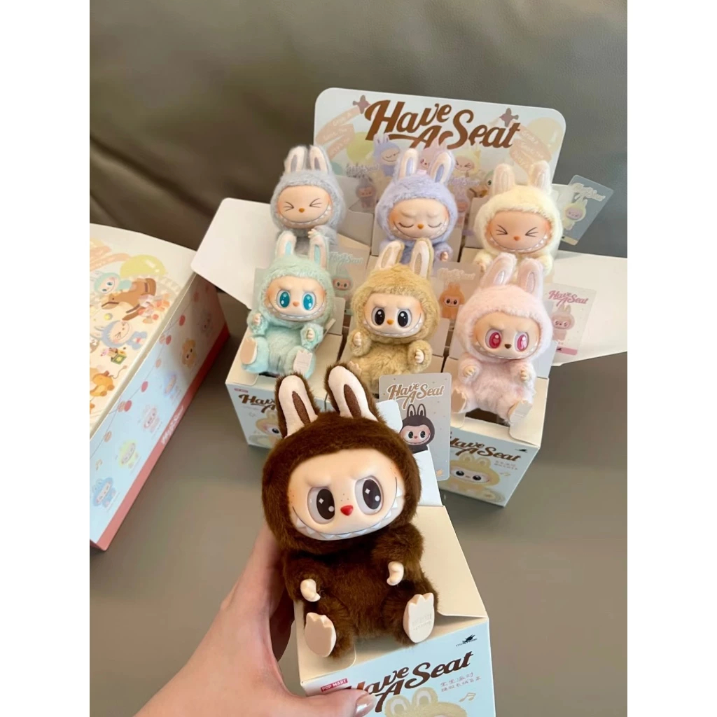 POPMART Móc khóa Labubuv2 Version2 Labubu Macaron phiên bản ngồi ...