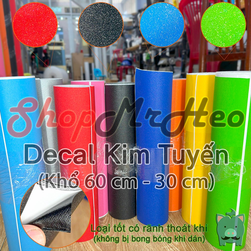 [Cuộn 30,60cm] Decal Vinyl Kim Tuyến Óng Ánh - Decal Dán Điện Thoại ...